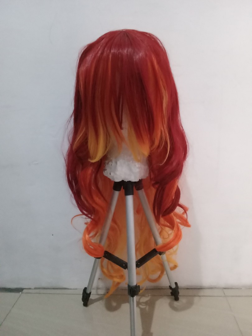 FEMALE RENGOKU WIG (KNY), Beauty & Personal Care, Hair on Carousell