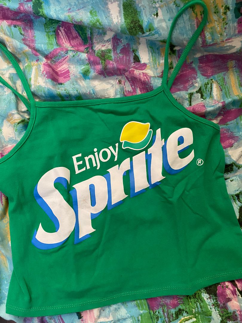 Forever 21 x Sprite crop top, Women's Fashion, Tops, Sleeveless on ...