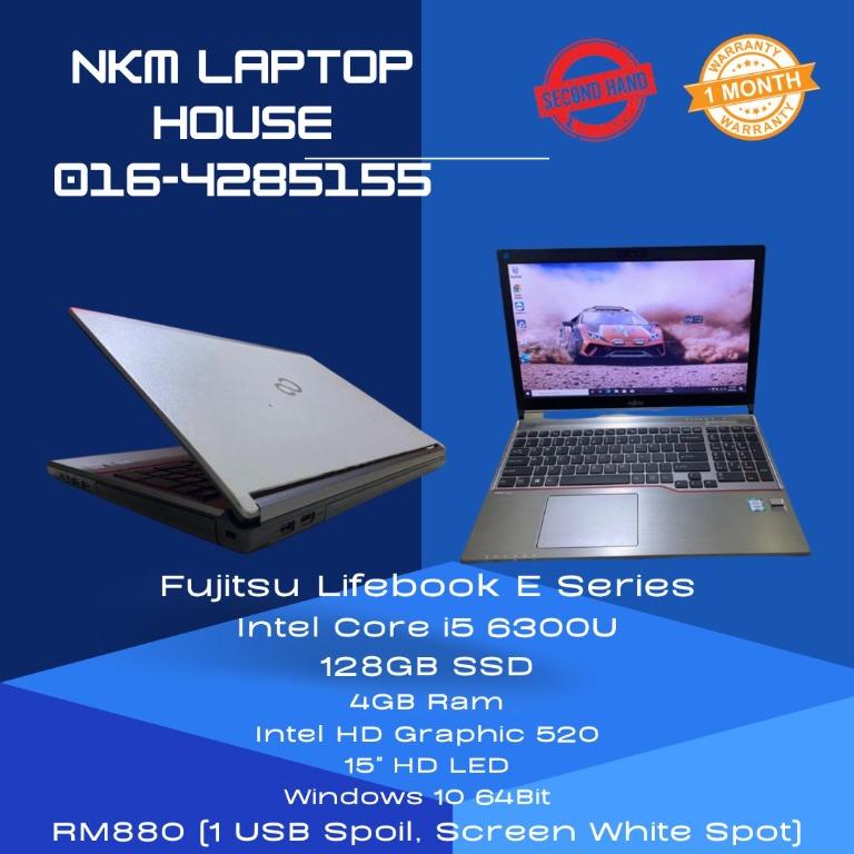 Fujitsu Lifebook E Series, i5 6th, SSD, Computers & Tech, Laptops ...