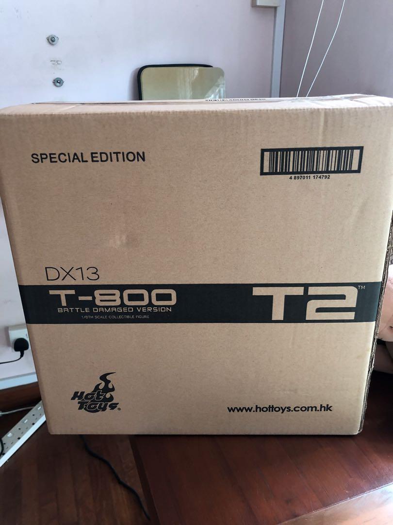 Hot toys T2 T-800 DX13 battle damaged version (special edition), Hobbies & Toys, Toys & Games on ...