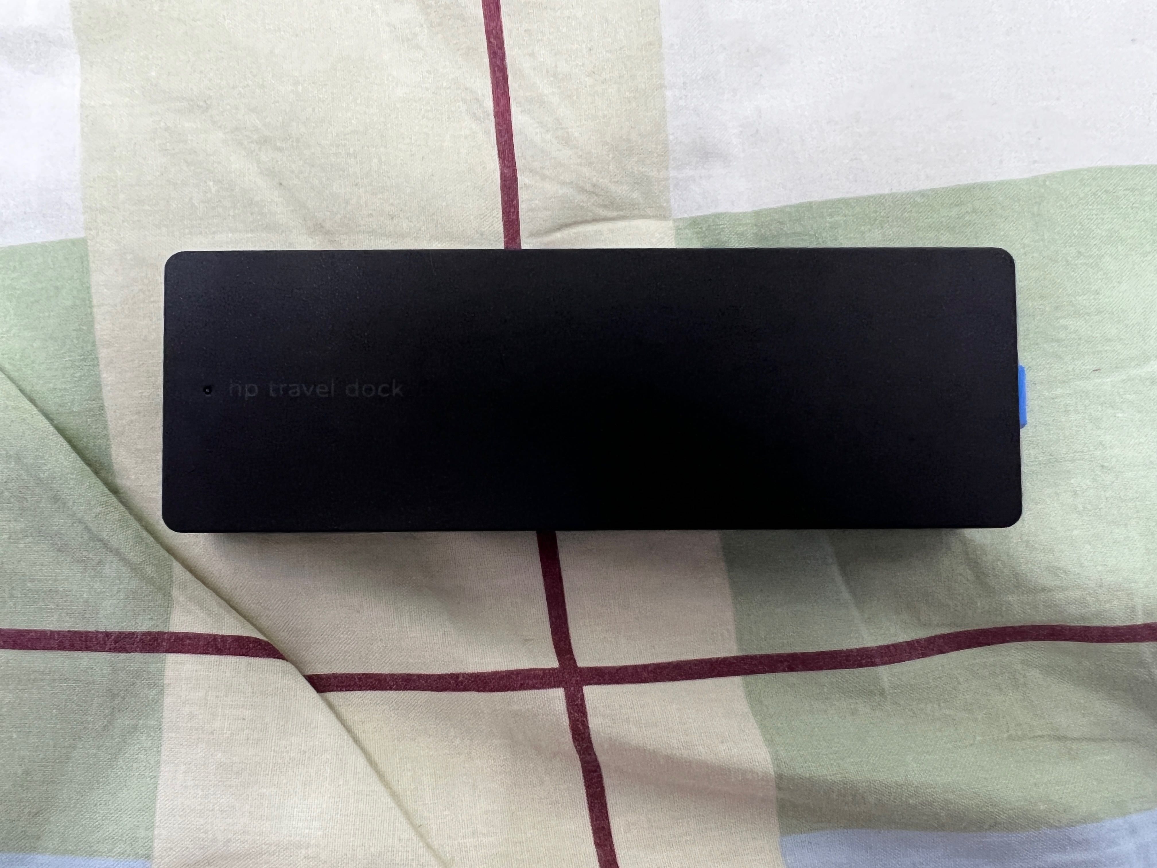 HP Travel Dock, 電腦＆科技, 電腦周邊及配件, 電腦線、轉接線及轉換器 - Carousell