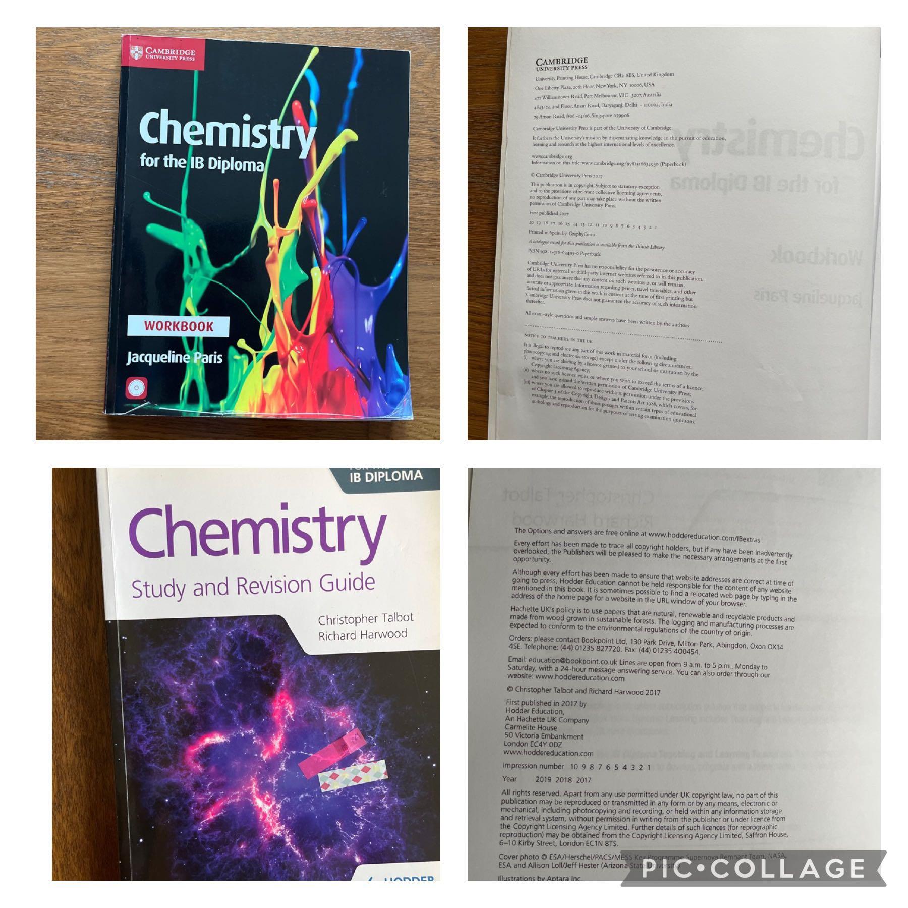 IBDP Chemistry Books, Hobbies & Toys, Books & Magazines, Textbooks on ...
