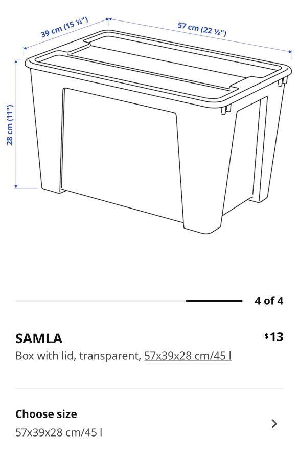 IKEA Transparent Boxes, Furniture & Home Living, Furniture, Shelves ...