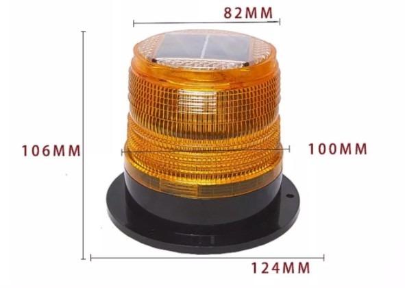 LED Emergency Blinker Beacon Solar Warning Light, Commercial ...