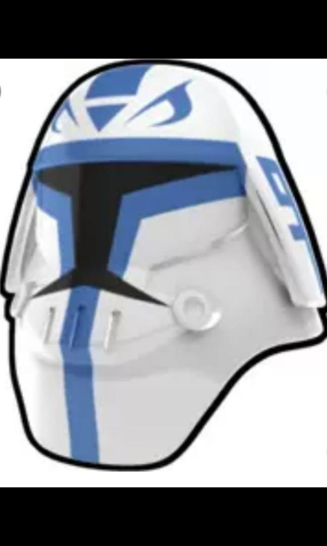 Lego custom captain Rex snowtrooper helmet, 興趣及遊戲, 玩具 & 遊戲類 - Carousell