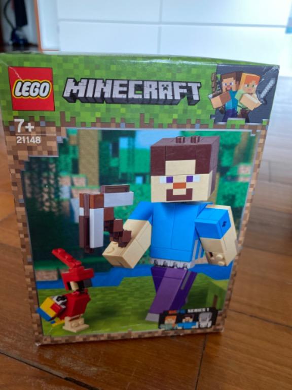 LEGO Minecraft - Big fig Steve with Parrot, Hobbies & Toys, Toys ...