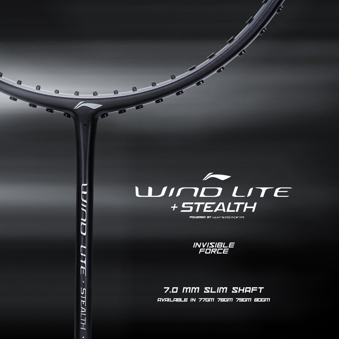 Li Ning Wind Lite Stealth, Sports Equipment, Sports & Games, Racket ...