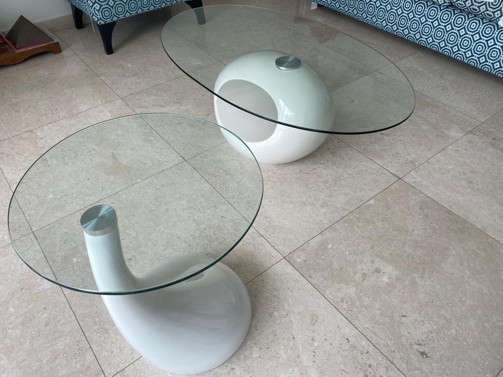 Living Room Center Table + Side Table, Furniture & Home Living ...