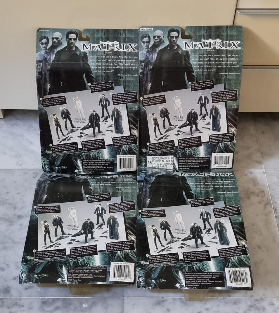 Lot of 4 The Matrix Toy Fig Rare, Hobbies & Toys, Toys & Games on Carousell