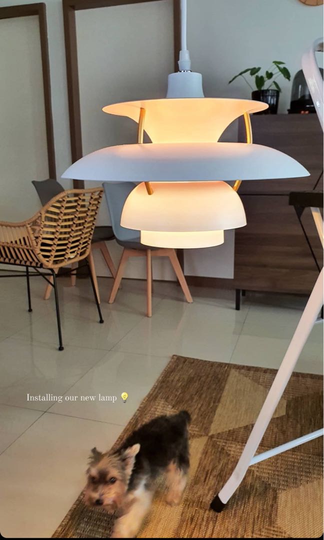 Louis Polsen PH5 replica, Furniture & Home Living, Lighting & Fans ...