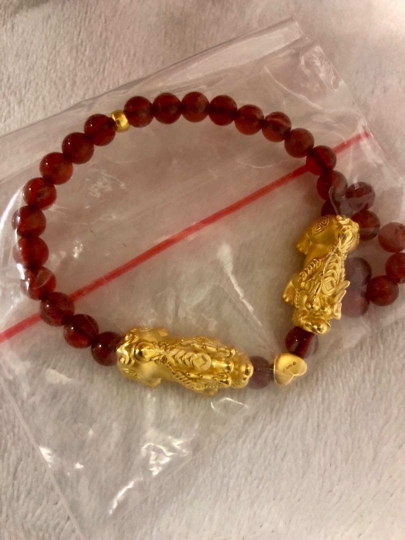 Lucky Piao. Authentic 21k gold., Women's Fashion, Jewelry & Organizers ...