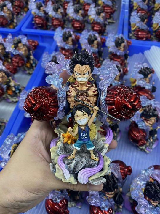 【Balance】Luffy and Kid Luffy GK Figure Zook Factory Studio One Piece ...