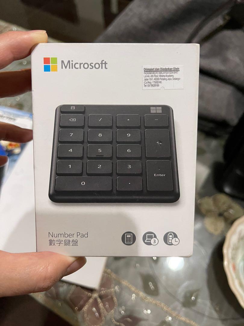 Microsoft Number Pad Black, Computers & Tech, Parts & Accessories ...