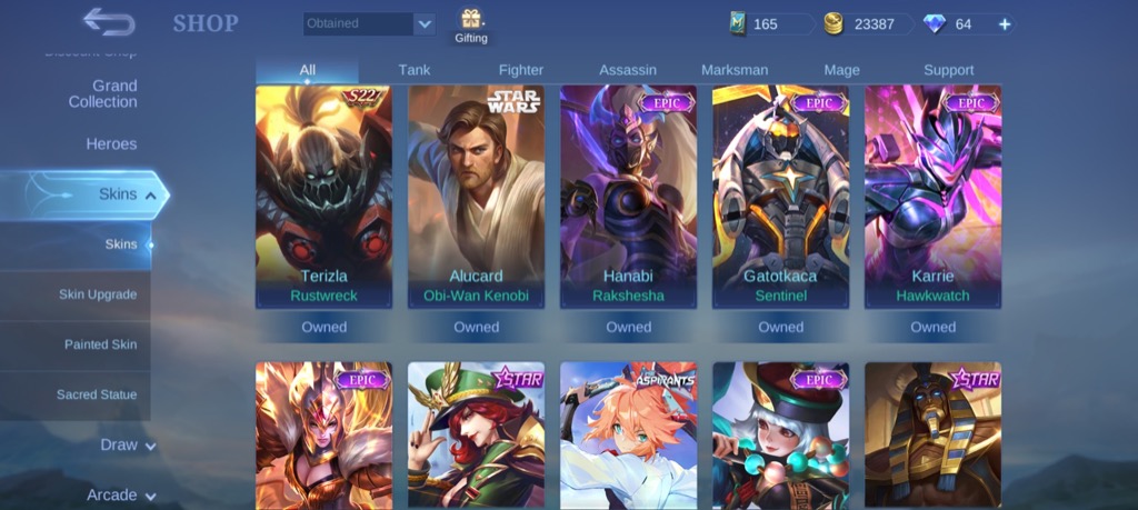 Mobile legends semi stacked account, Video Gaming, Gaming Accessories ...