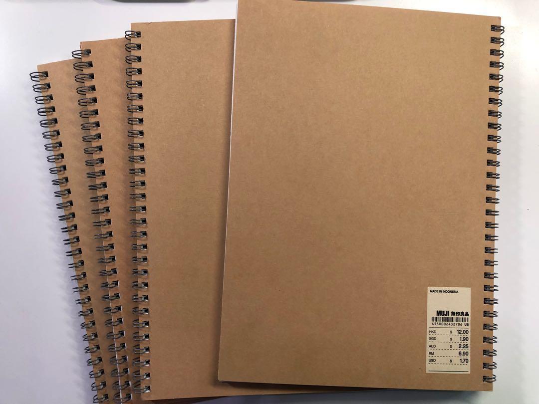 Muji B5 Ring Notebooks, Hobbies & Toys, Stationery & Craft, Stationery ...