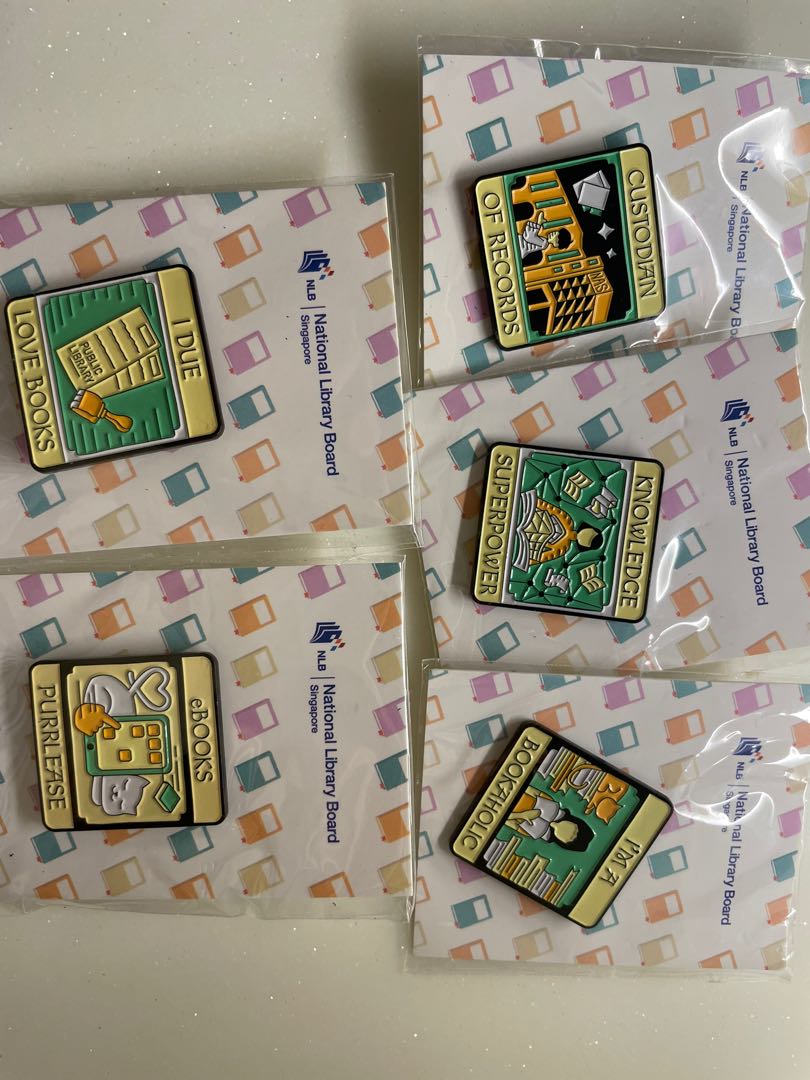 National library board nlb pins, Hobbies & Toys, Memorabilia ...