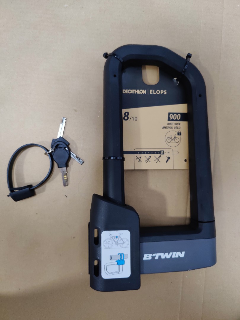 [New] Bike lock Elops 920 D, Sports Equipment, Bicycles & Parts ...