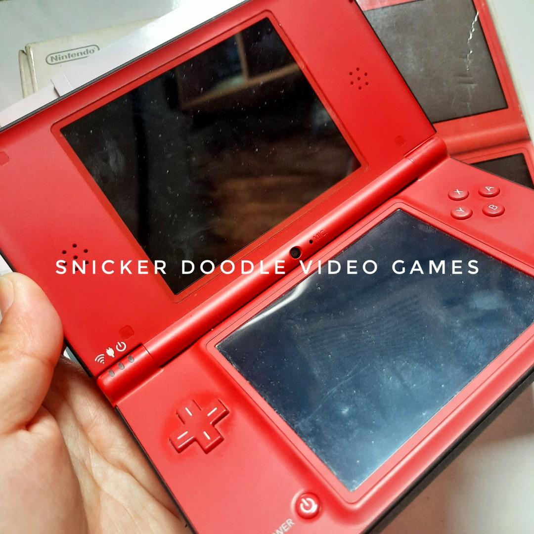 Nintendo DSi XL Red Non-CFW PAL WITH ORIGINAL BOX, Video Gaming, Video ...
