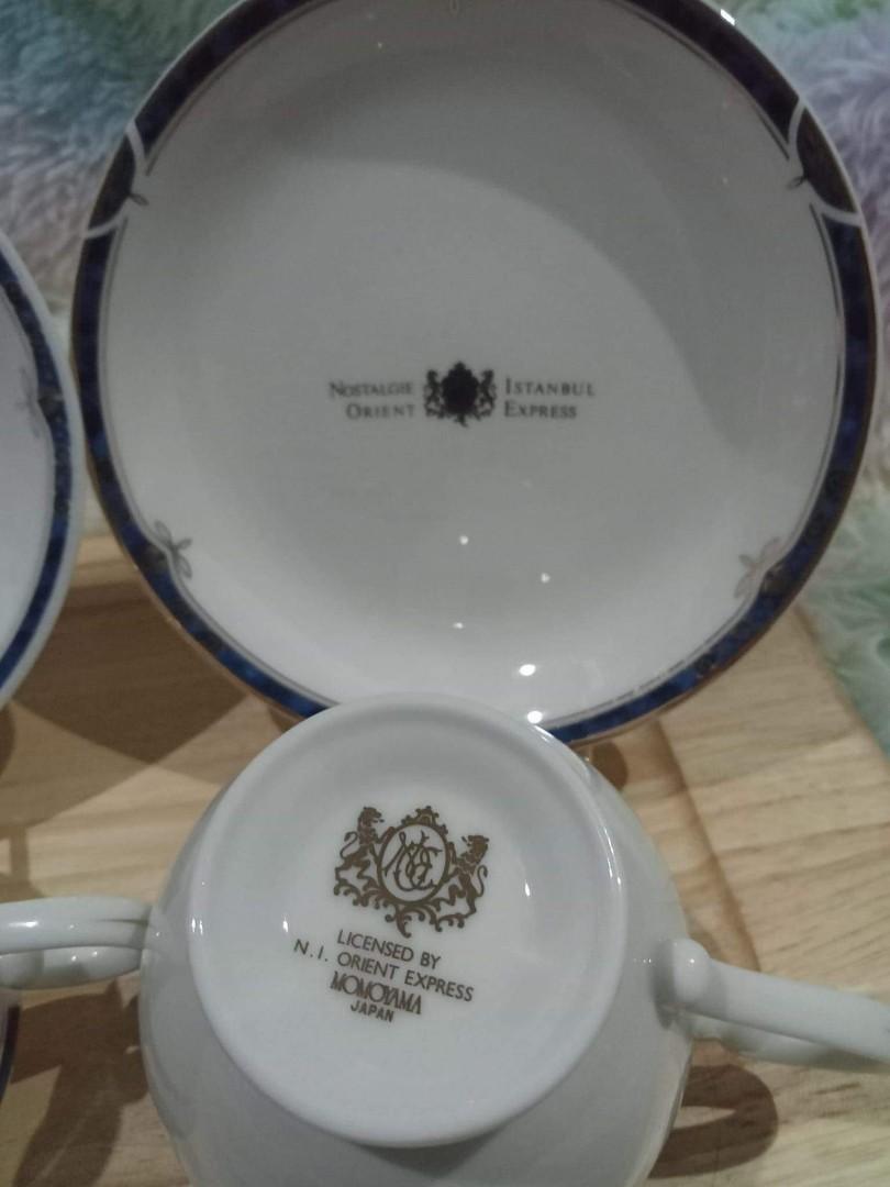 Nostalgie Istanbul Orient Express Cup and Saucer, 2pairs available ...