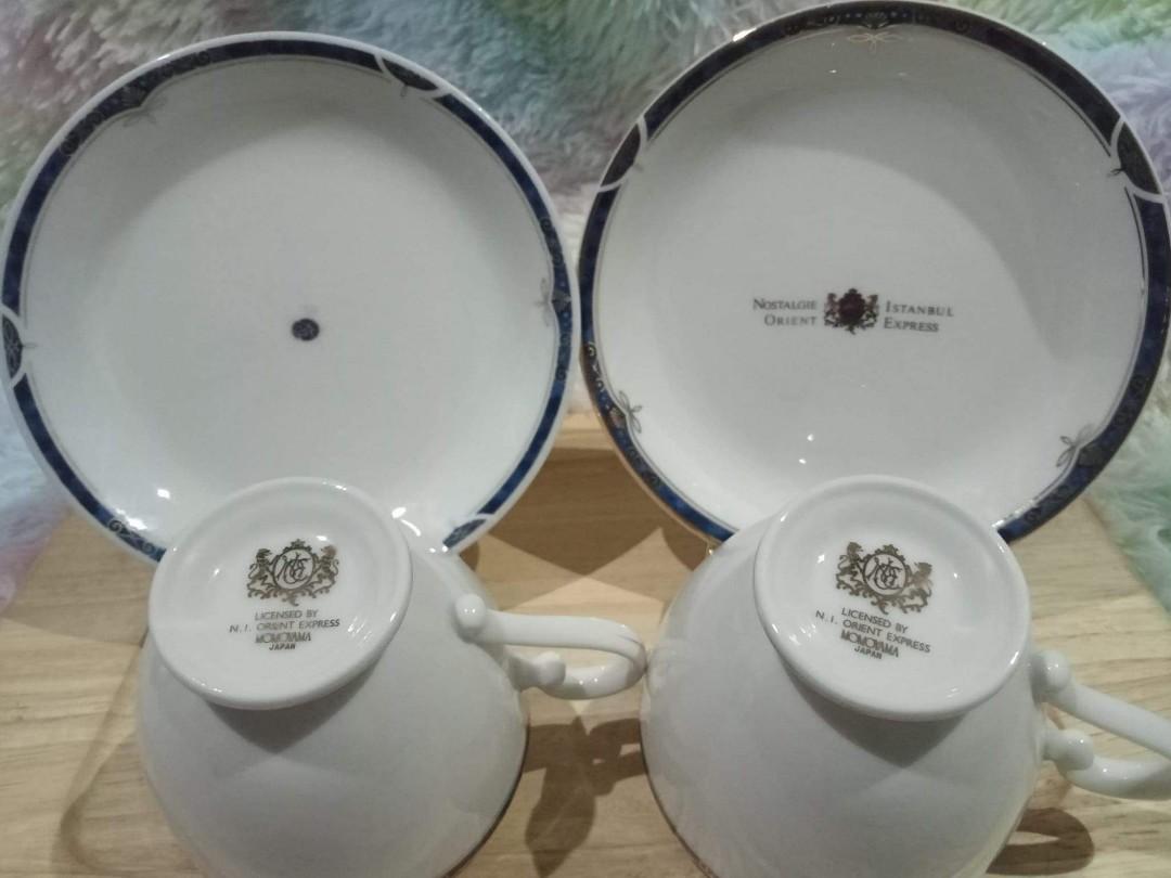 Nostalgie Istanbul Orient Express Cup and Saucer, 2pairs available ...