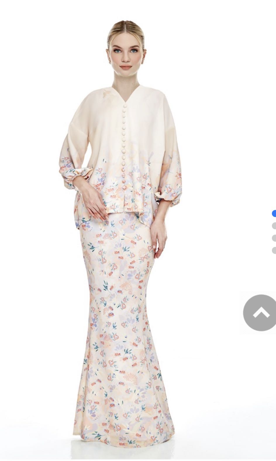 Nude Baju Kurung, Women's Fashion, Muslimah Fashion, Baju Kurung & sets on Carousell