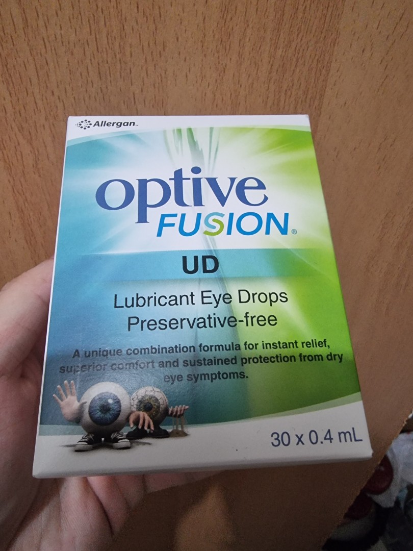 Optive Fusion Eye Drops, Beauty & Personal Care, Vision Care on Carousell