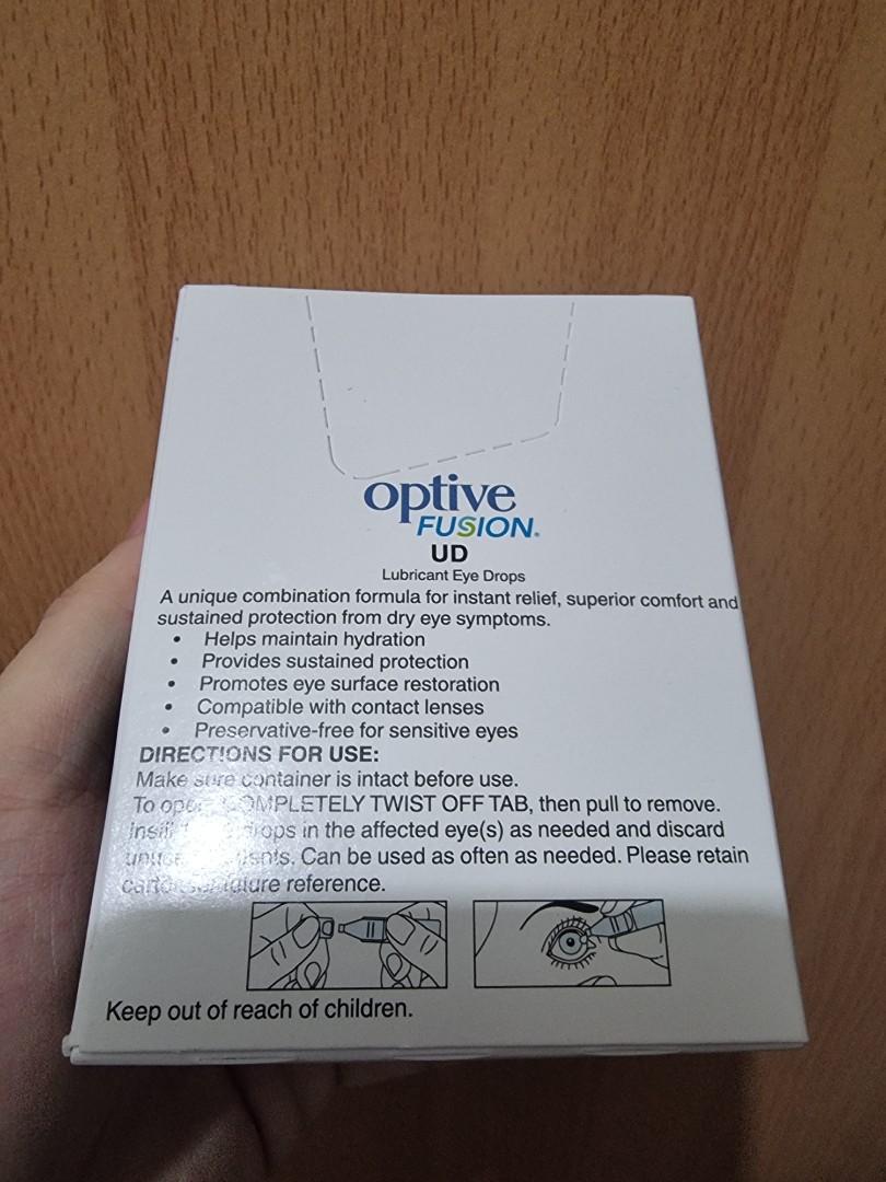 Optive Fusion Eye Drops, Beauty & Personal Care, Vision Care on Carousell