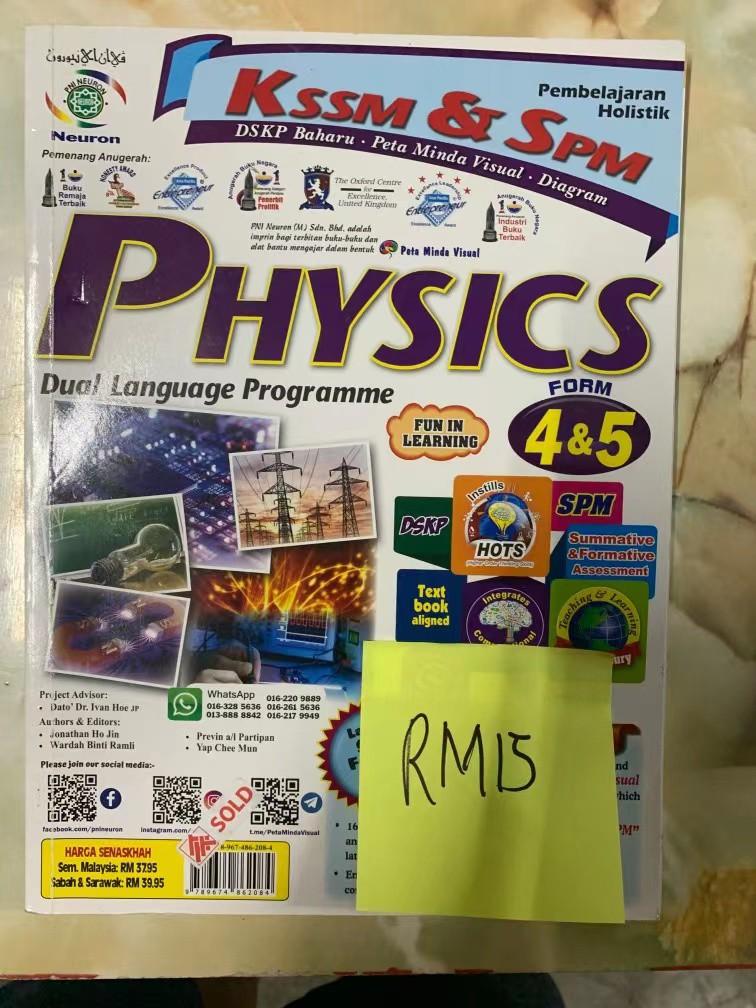 Physics kssm SPM, Hobbies & Toys, Books & Magazines, Textbooks on Carousell