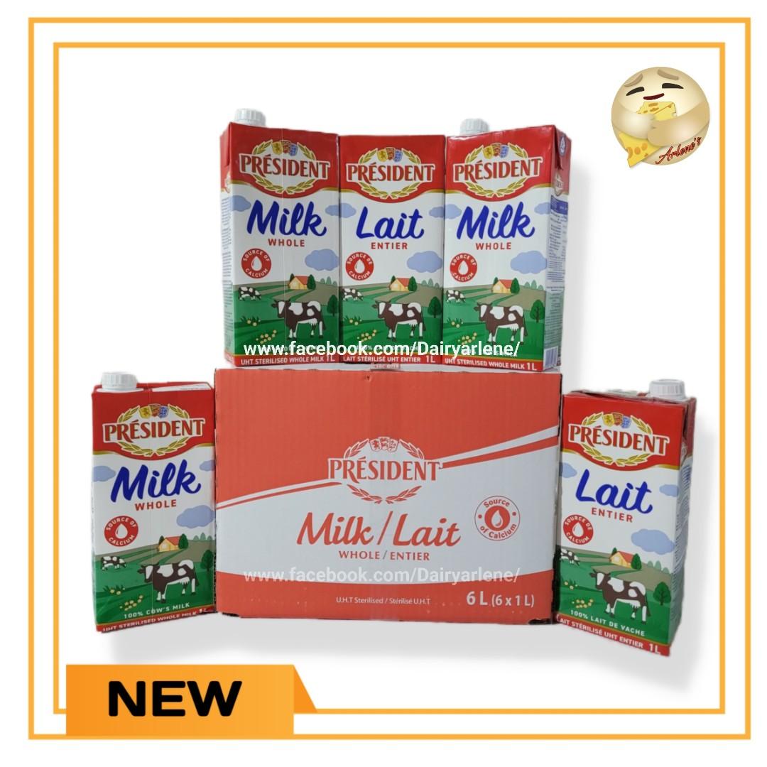 President UHT Full Cream Milk, Food & Drinks, Other Food & Drinks on Carousell