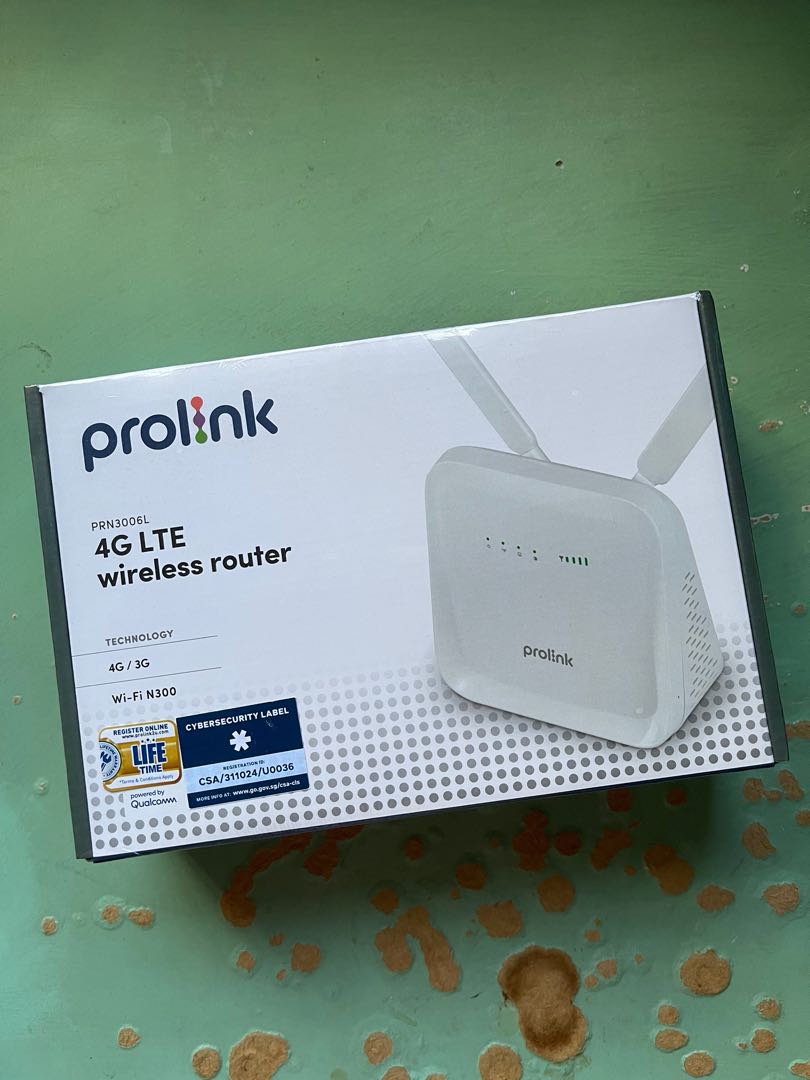 Prolink 4G LTE Wireless Router, Computers & Tech, Parts & Accessories ...