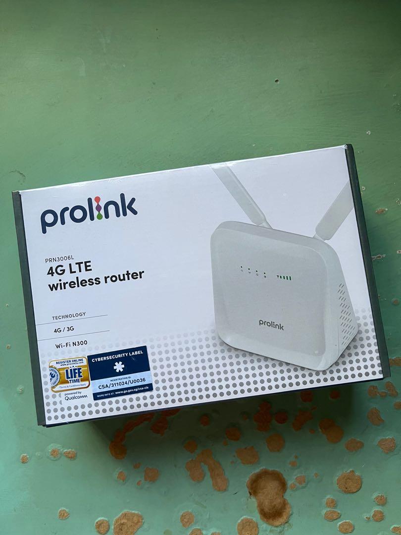 Prolink 4G LTE Wireless Router, Computers & Tech, Parts & Accessories ...