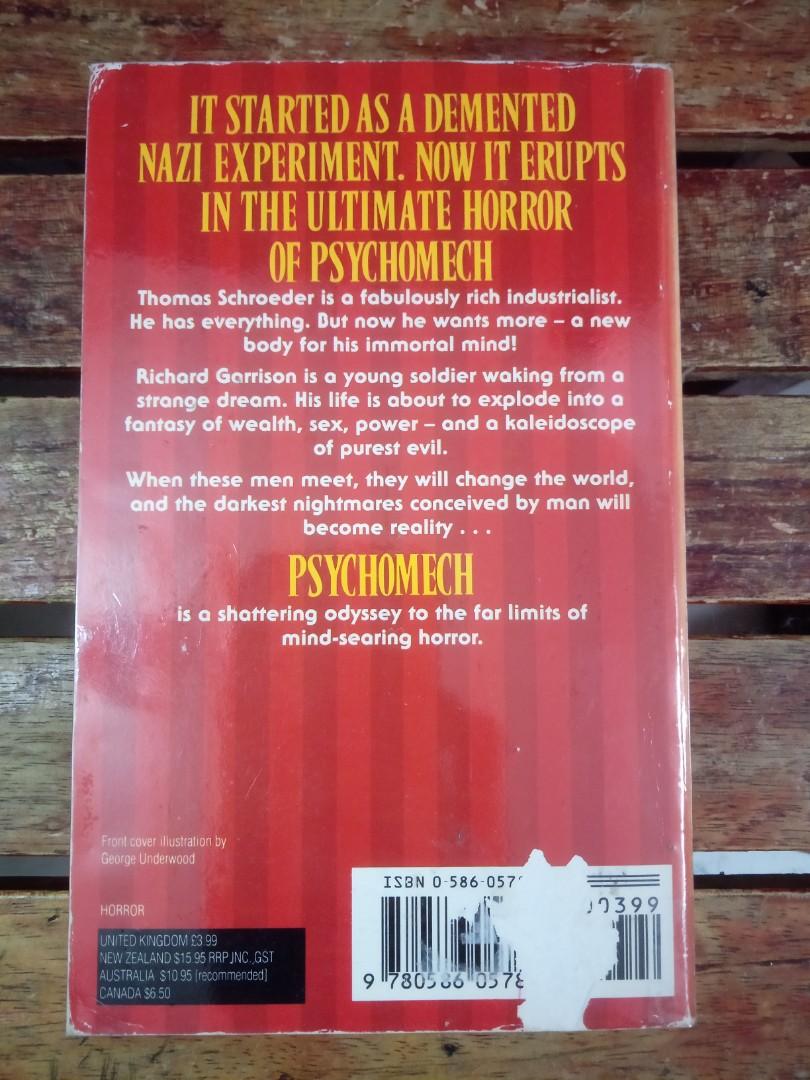 Psychomech - Brian Lumley, Hobbies & Toys, Books & Magazines, Fiction ...