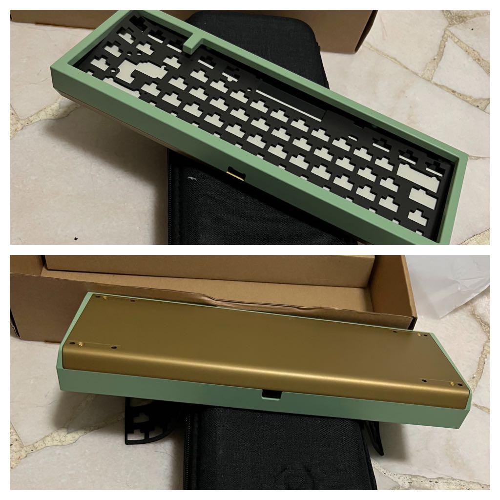 QK65 Green and Gold Keyboard Kit, Computers & Tech, Parts & Accessories ...