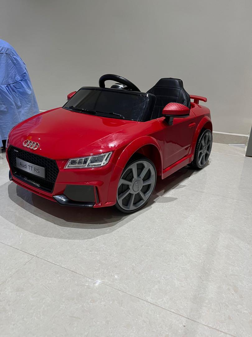 Red motor powered / rechargeable battery operated car remote control ...