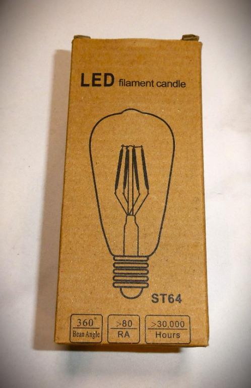 Screw Type LED Light Filament Bulb E27 (Warm White) / OLH1001 ...