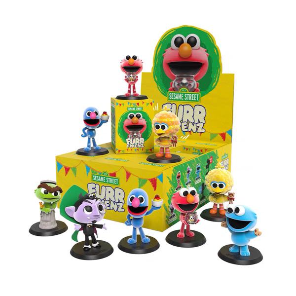 Sesame Street Fur Frenzs Blind Box (Elmo), Hobbies & Toys, Toys & Games ...