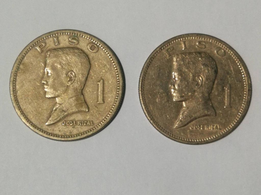 Set of 1972 & 1974 1 Piso Rizal Collections, Hobbies & Toys ...