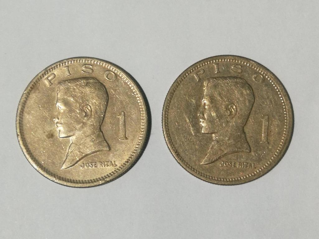 Set of 1972 & 1974 1 Piso Rizal Collections, Hobbies & Toys ...