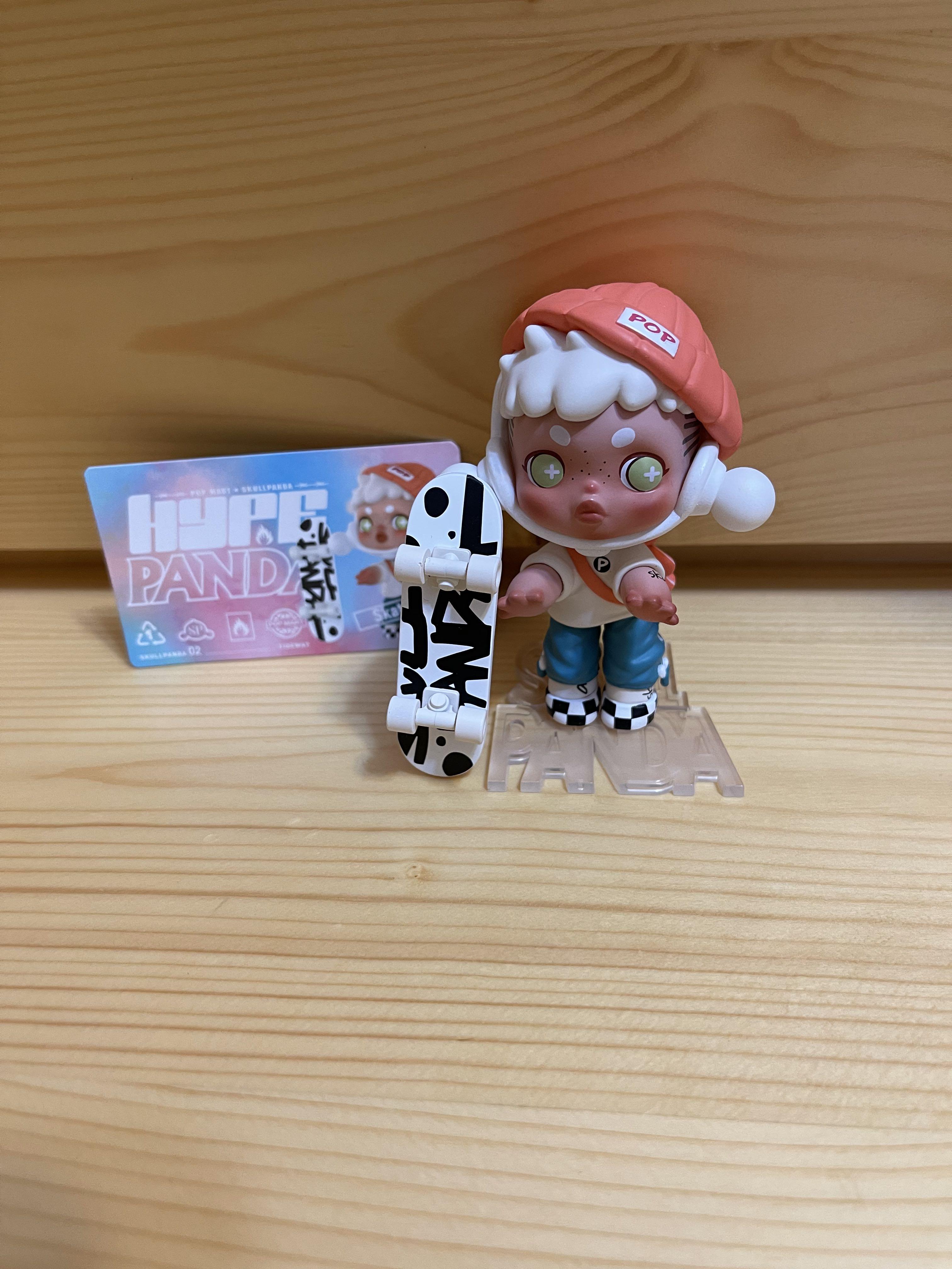 Skull Panda sp skullpanda 2代 熊喵熱潮 系列 Hype Panda 滑板少年 Skater Boy (泡泡瑪特 ...