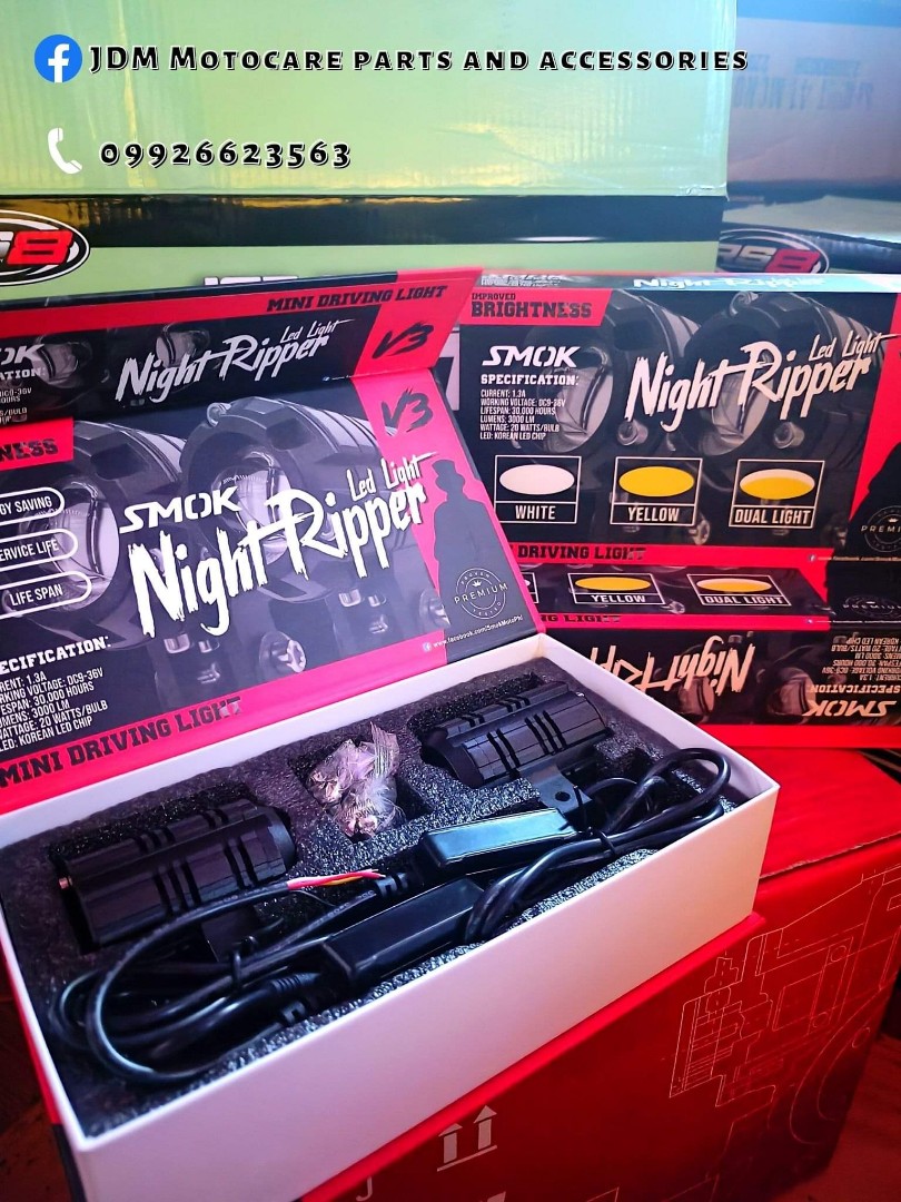 SMOK NIGHT RIPPER V3 MINI DRIVING LIGHT, Car Parts & Accessories ...