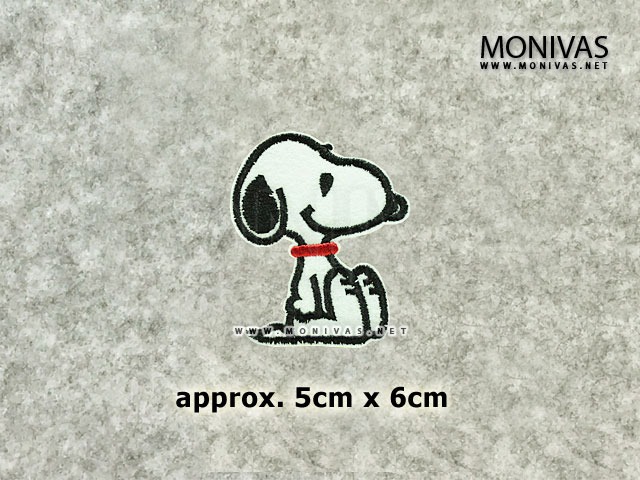 Snoopy Embroidery Iron On Patch DIY Peanuts Applique Repairing ...