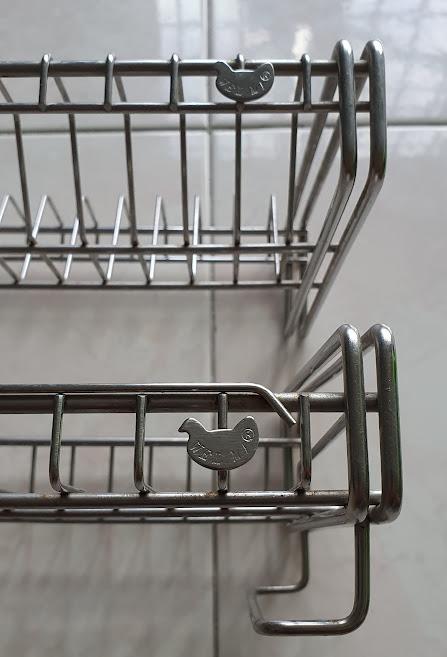 Song Cho 2-Tier Dish Rack w/Ladders, Furniture & Home Living, Bathroom ...