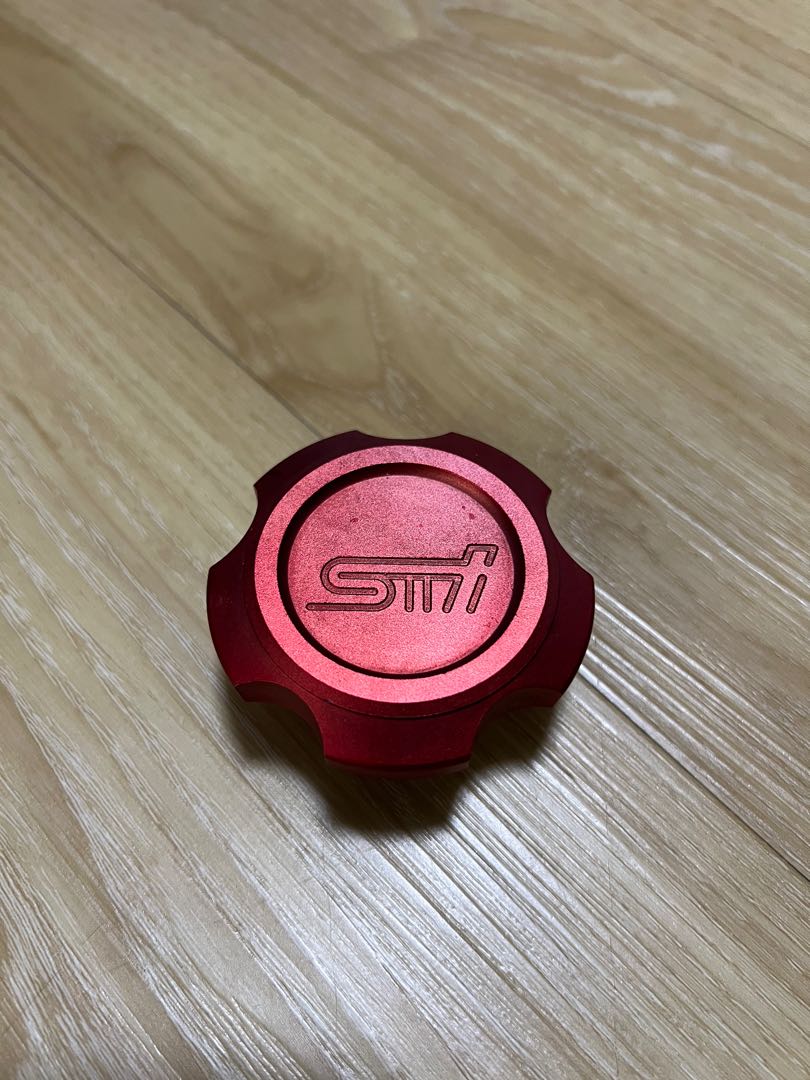 STI Engine Oil Cap, Car Accessories, Accessories on Carousell