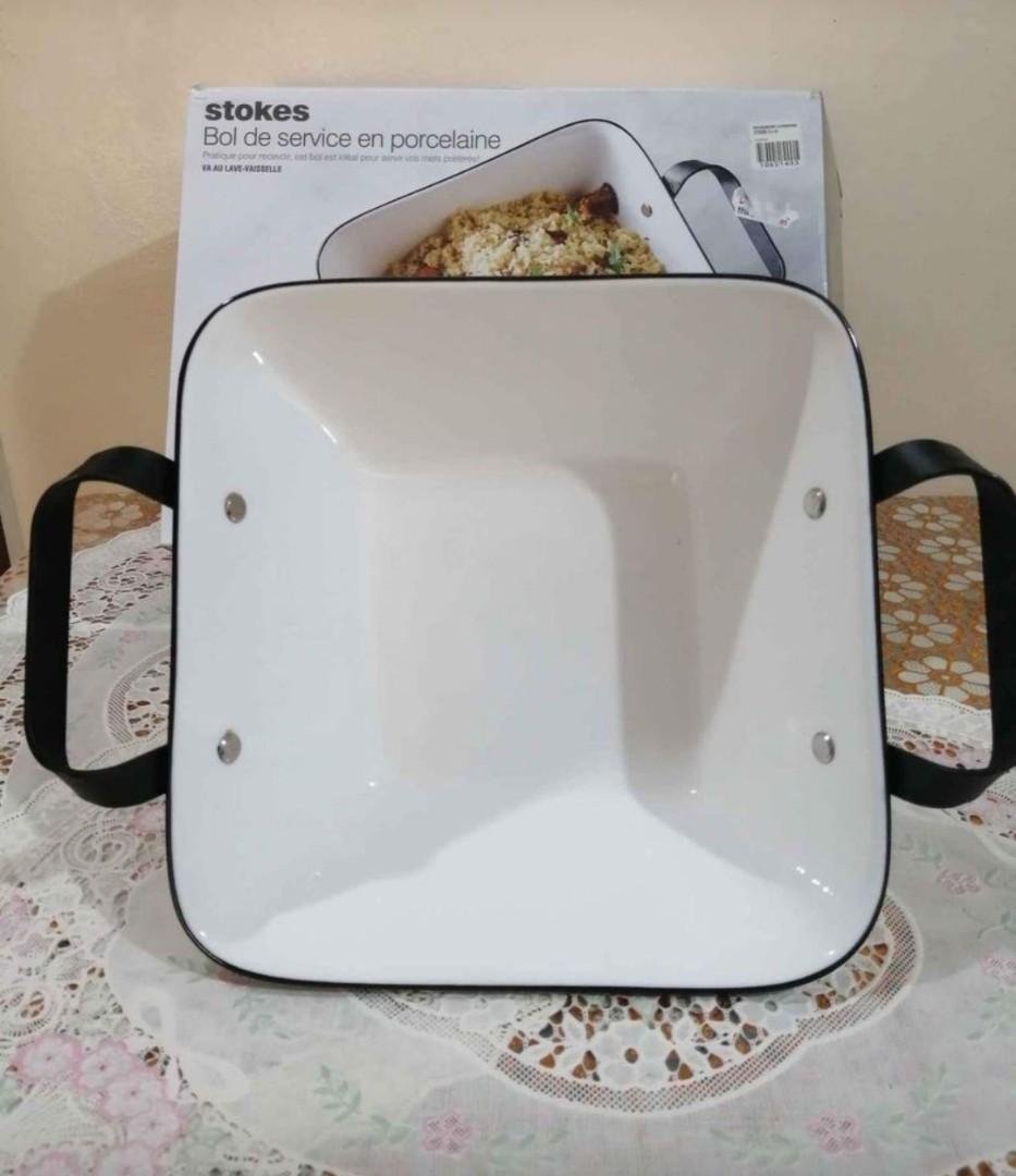 Stokes Serving Porcelaine Dish, Furniture & Home Living, Kitchenware ...