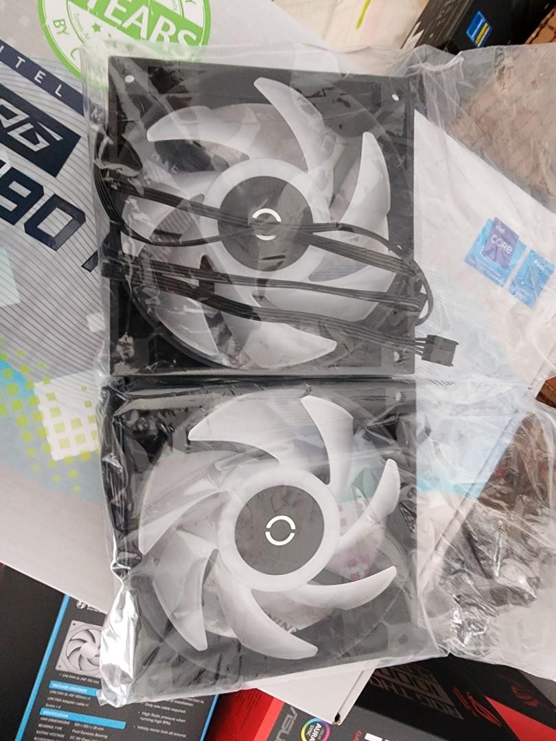 Tecware Omni x3 P12 pc Fans, 4pin PWM + 3pin RGB, 1800rpm, Computers ...