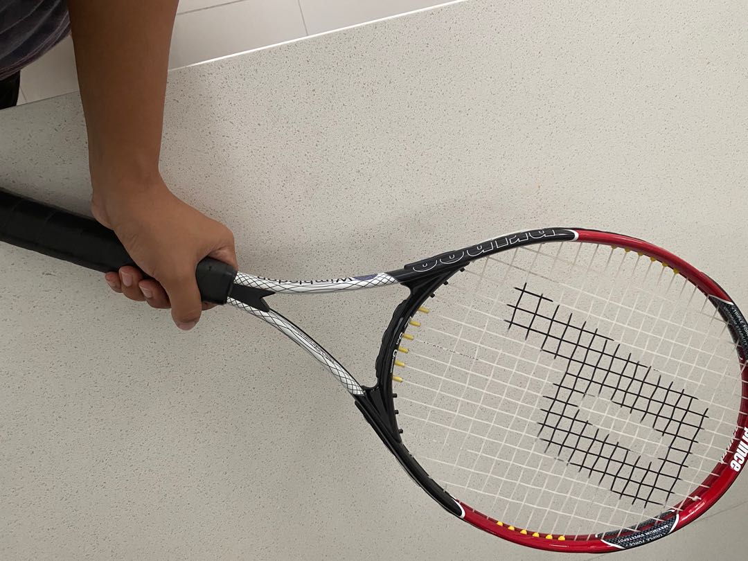 TENNIS RACKET PRINCE WIMBLEDON RED, Sports Equipment, Sports & Games ...