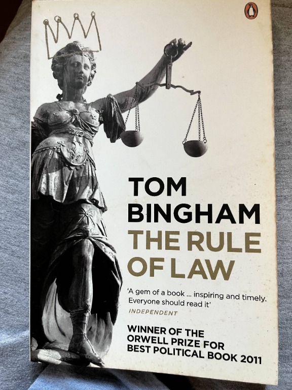The Rule of Law - Tom Bingham, 興趣及遊戲, 書本 & 文具, 教科書 - Carousell