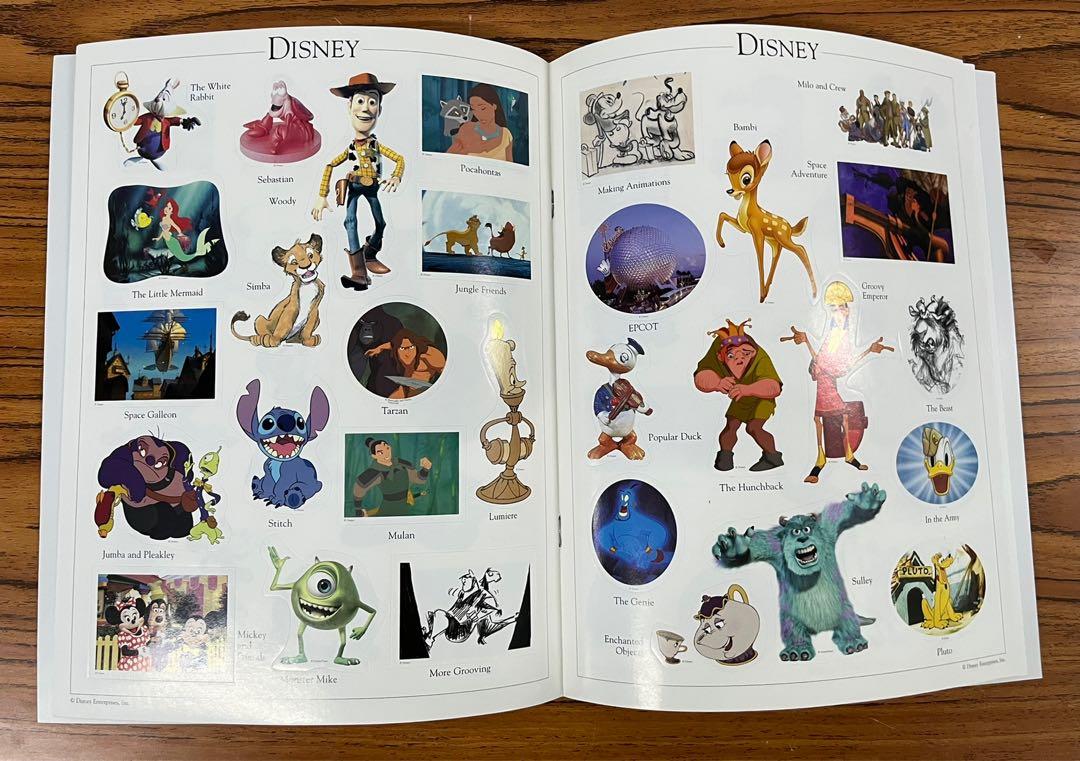 The Ultimate Disney Sticker Book 貼紙書 (超過60個貼紙）, 興趣及遊戲, 書本 & 文具, 兒童書籍 ...