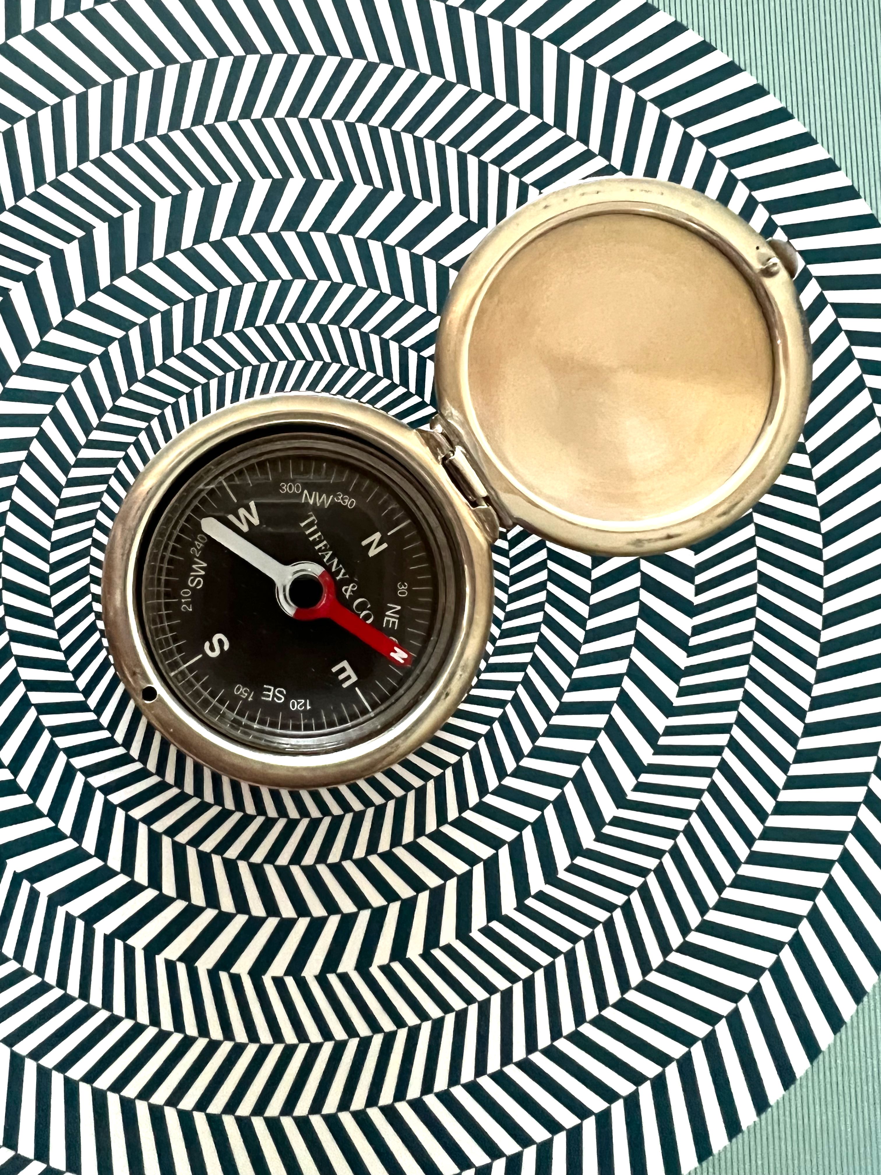 Tiffany & Co Sterling Silver Compass, Hobbies & Toys, Stationery ...
