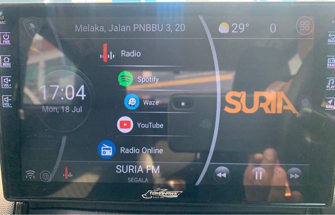 Tomahawk Gold Label Android Player 9” T3L, Auto Accessories on Carousell